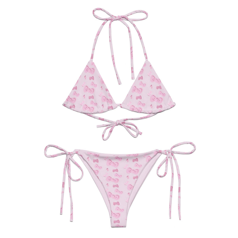 Hello Meow Bikini Swimwear Cats N Scribbles Ansley Effect
